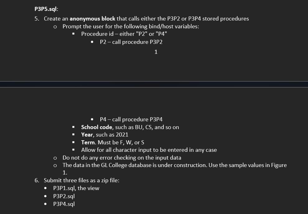 Solved Project 3 This project is broken up into five | Chegg.com