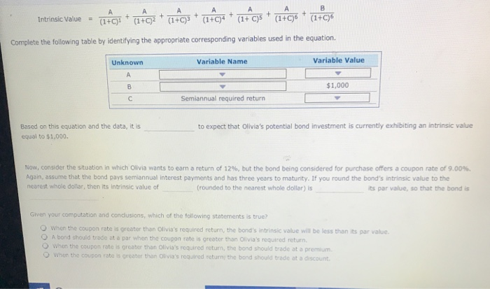 Complete the following table by identifying the | Chegg.com