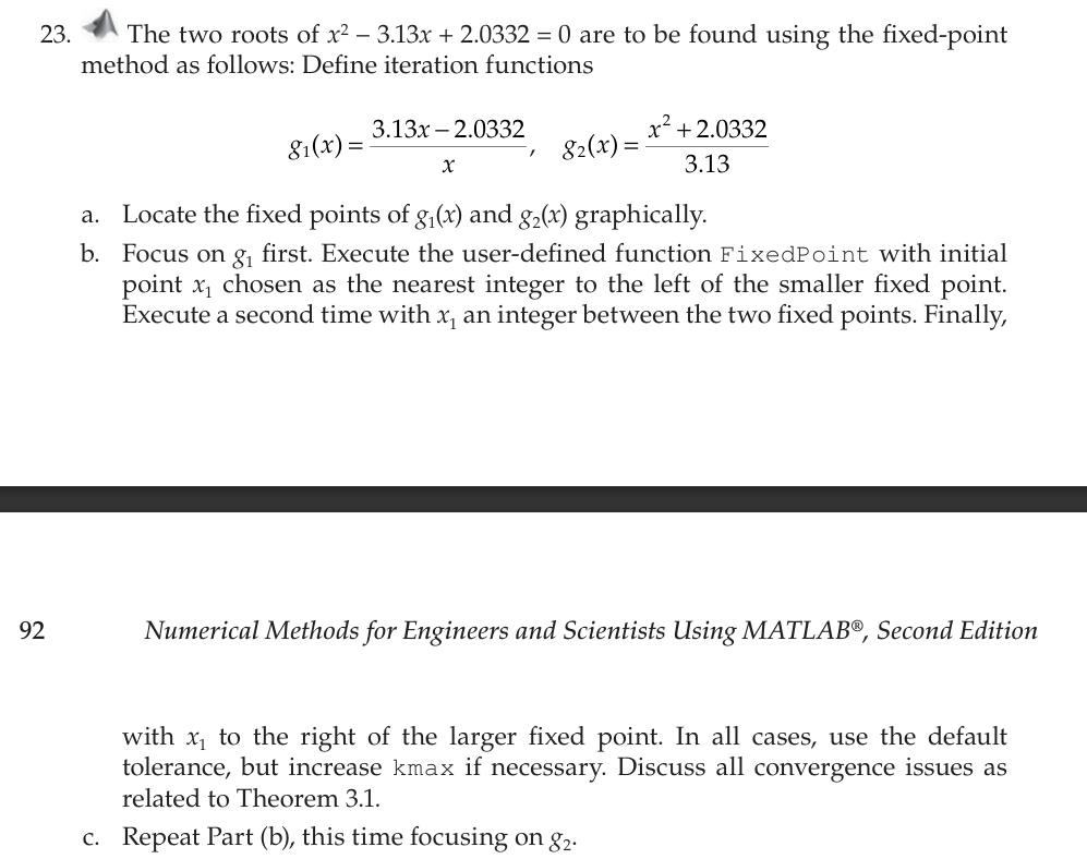 Solved (MAT LAB CODE PLEASE SHOW CODE AND RESULTS )The two | Chegg.com