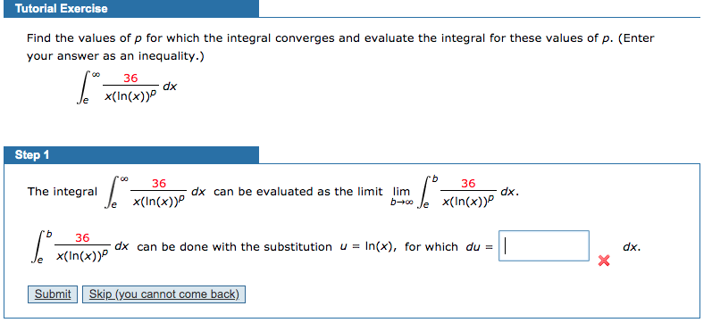 Solved Tutorial Exercise Find the values of p for which the | Chegg.com