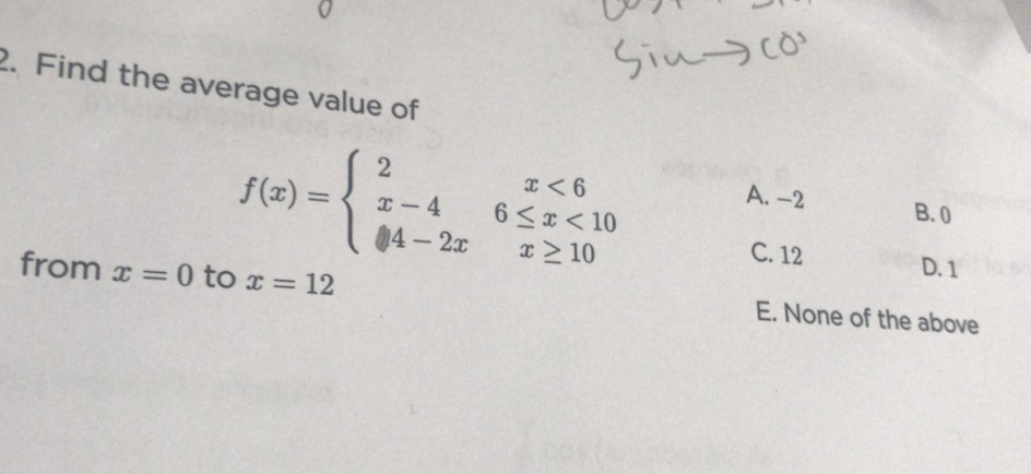 Solved 2. Find the average value of Sin 200 X