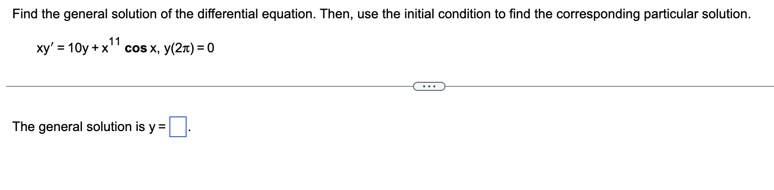 Solved Find the general solution of the differential | Chegg.com