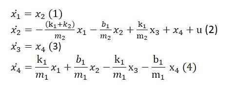 Solved Program state equations (1,2,3,4) in MATLAB-Simulink | Chegg.com