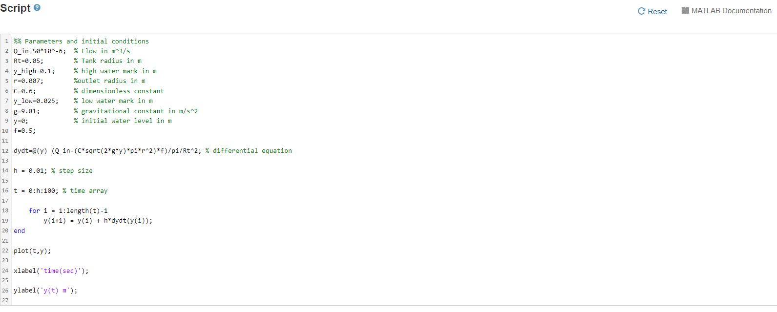 Solved Given the parameters set in the template below, | Chegg.com