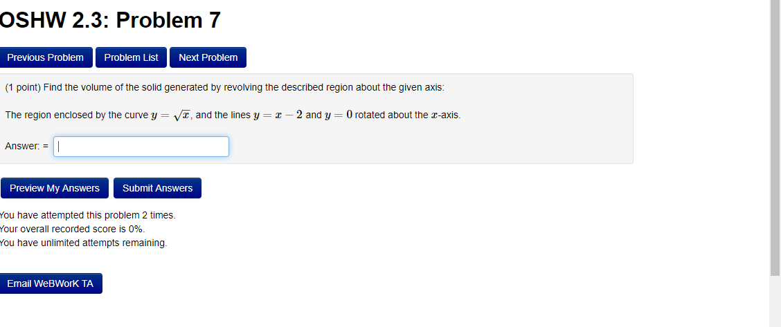 Solved OSHW 2.3: Problem 11 Previous Problem Problem List | Chegg.com