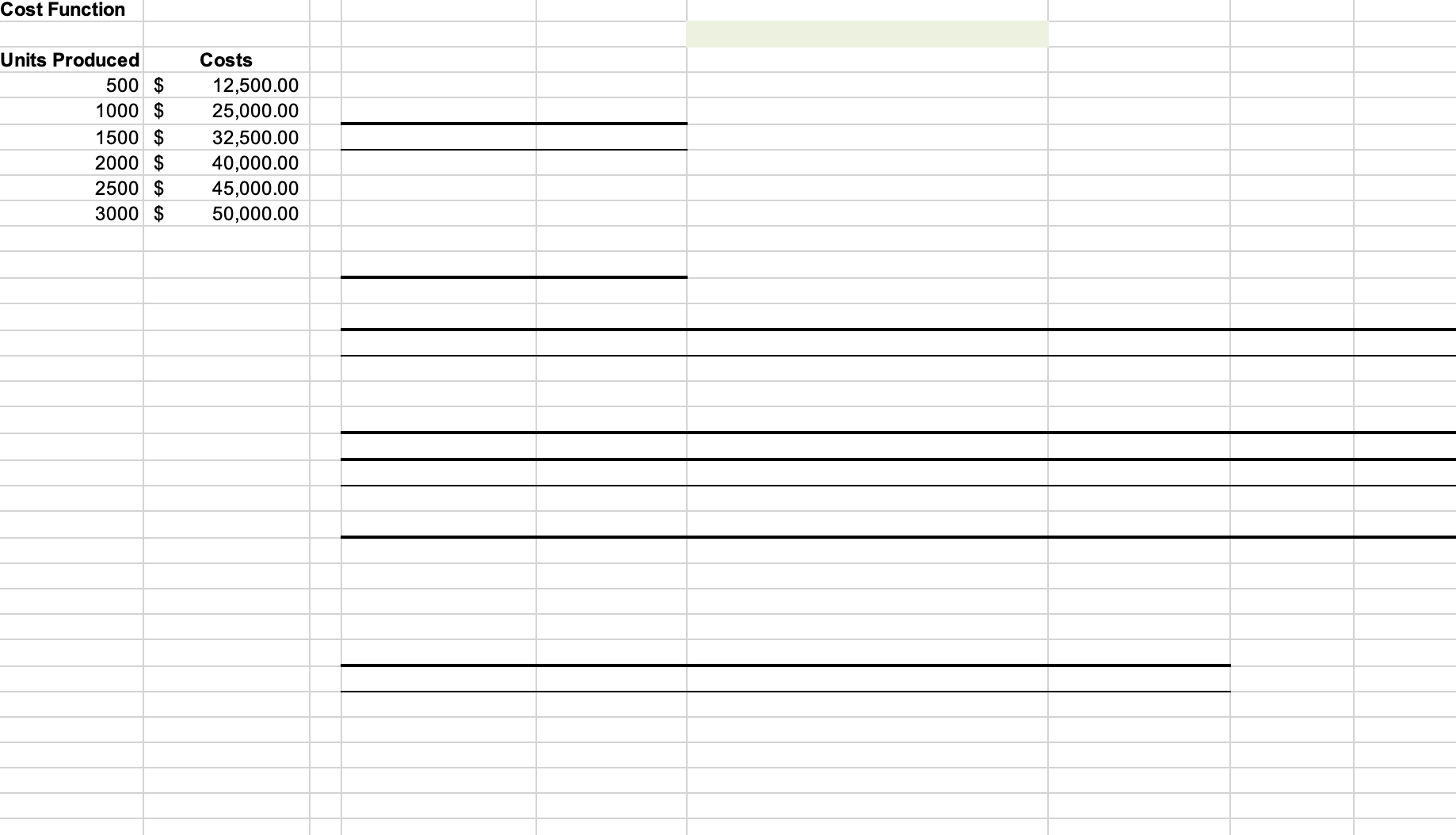 Solved Cost functions are often nonlinear with the volume | Chegg.com