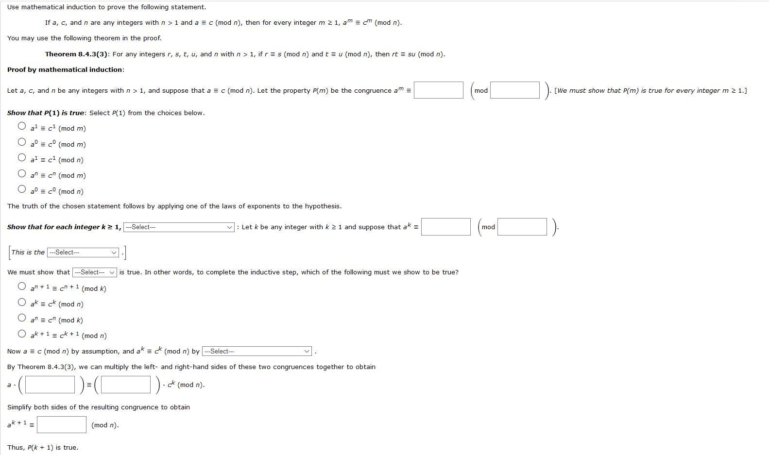 Solved Prove that the relation of congruence modulo n is | Chegg.com