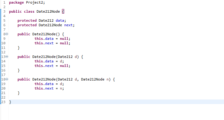 Solved java, have project2 file, Please mark each file | Chegg.com