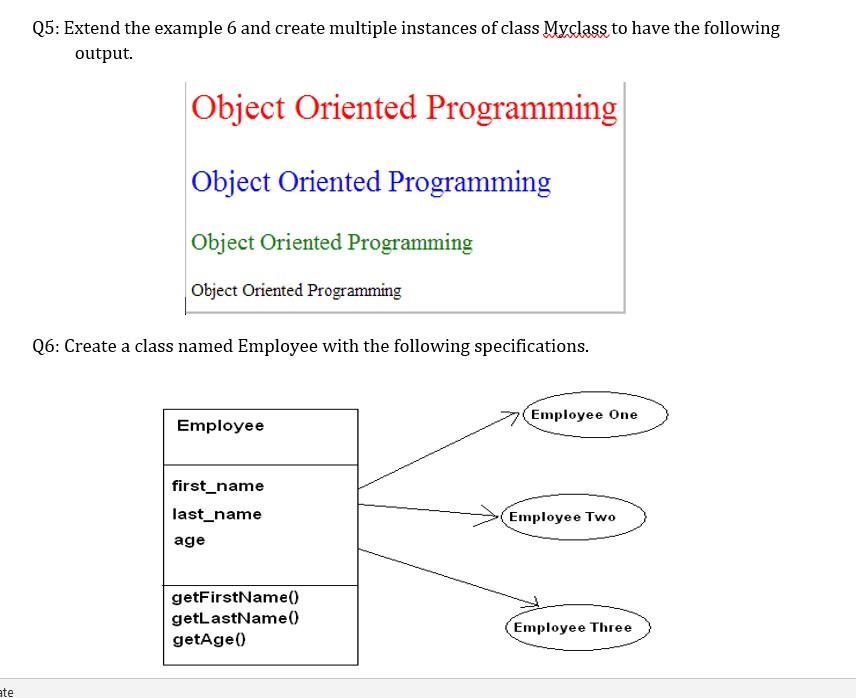 Solved Q5: Extend the example 6 and create multiple | Chegg.com Solved Q5: Extend the example 6 and create multiple | Chegg.com