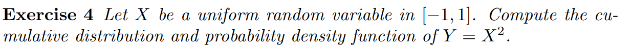 Solved Exercise 4 Let X Be A Uniform Random Variable In 1613