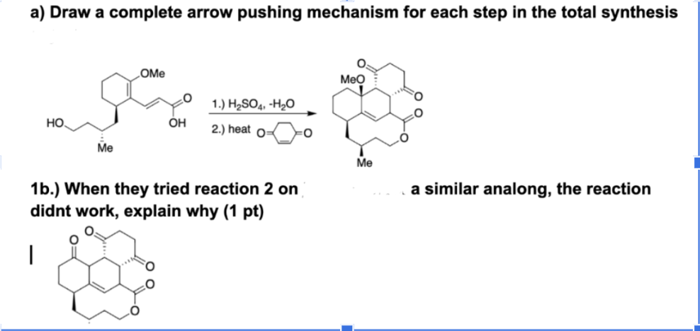 Solved a) Draw a complete arrow pushing mechanism for each | Chegg.com
