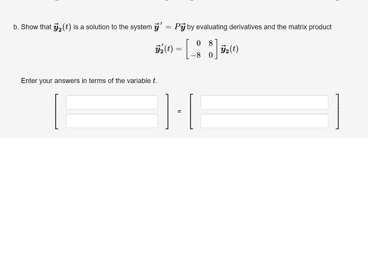 Solved (1 point) This is the first part of a two-part | Chegg.com