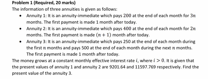 Solved Problem 1 (Required, 20 marks) The information of | Chegg.com