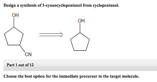 Solved Design a synthesis of 3-cyanocyclopentanol from | Chegg.com