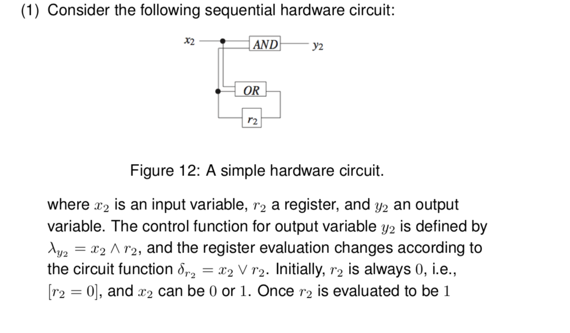 Solved For The Following Sequential Hardware Circuit