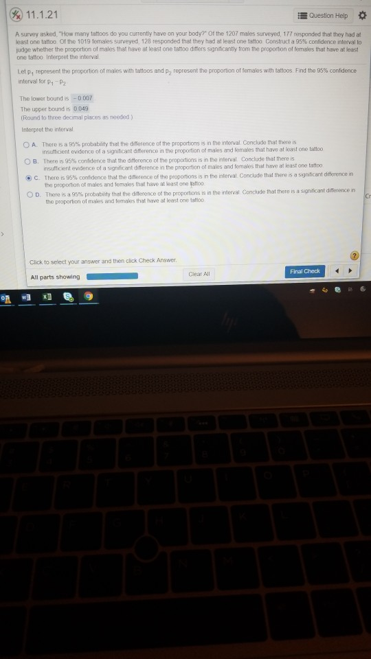 Solved 11.121 uestion Help * A survey asked, Solved 11.121 uestion Help * A survey asked,