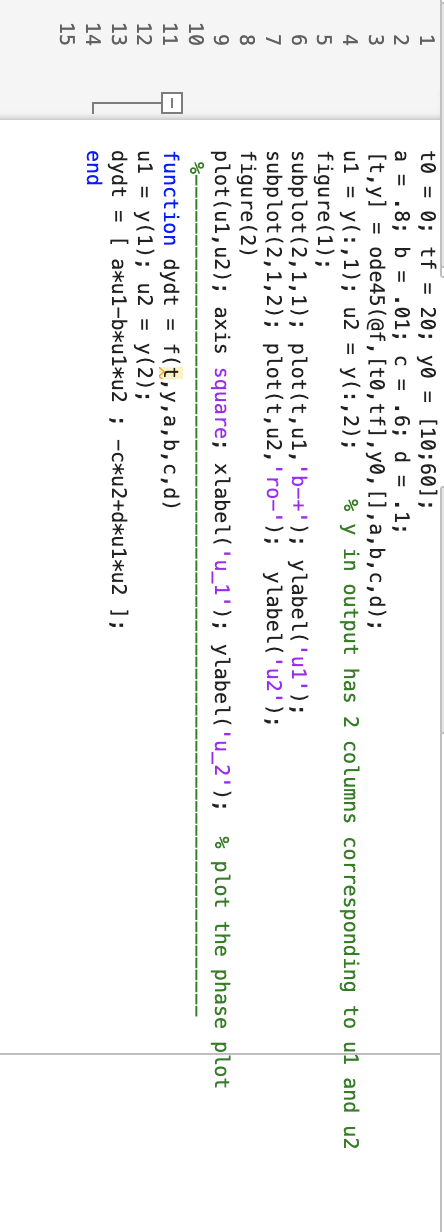 Solved a) Modify the function ex_with_2eqs to solve the IVP | Chegg.com