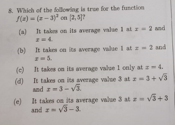 Solved Which of the following is true for the | Chegg.com