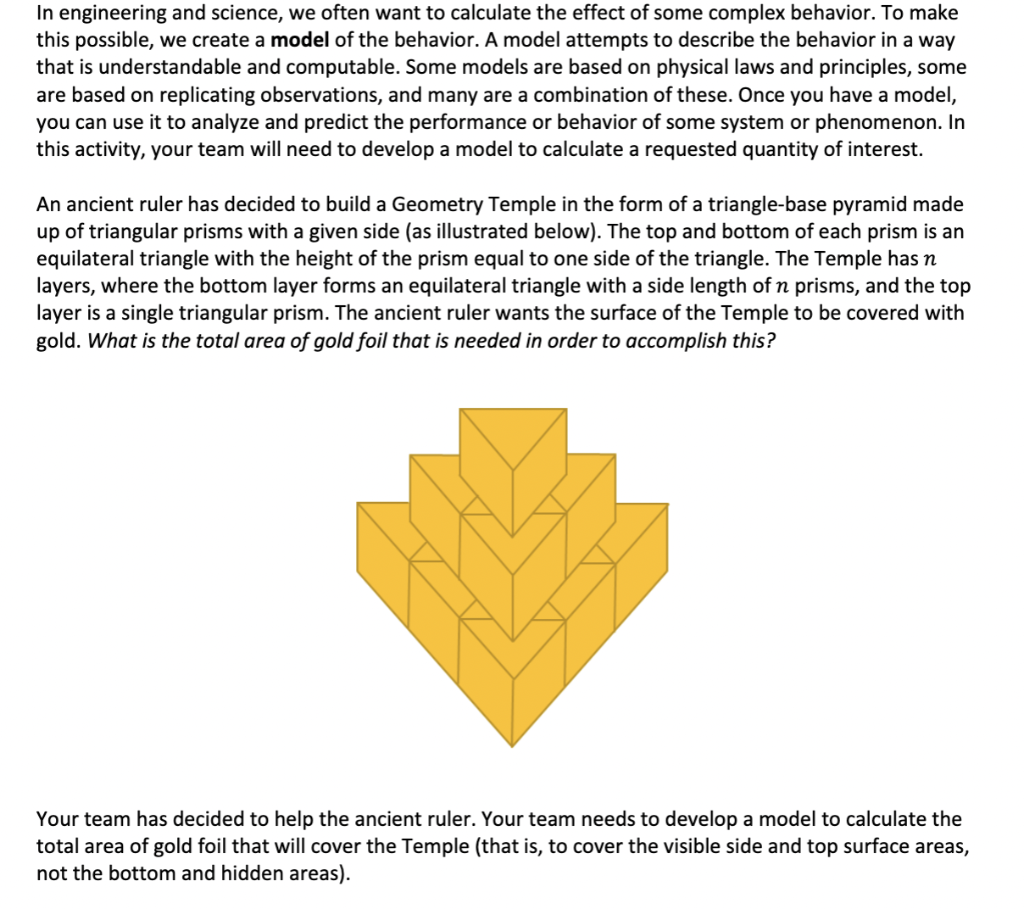 Solved In engineering and science, we often want to | Chegg.com