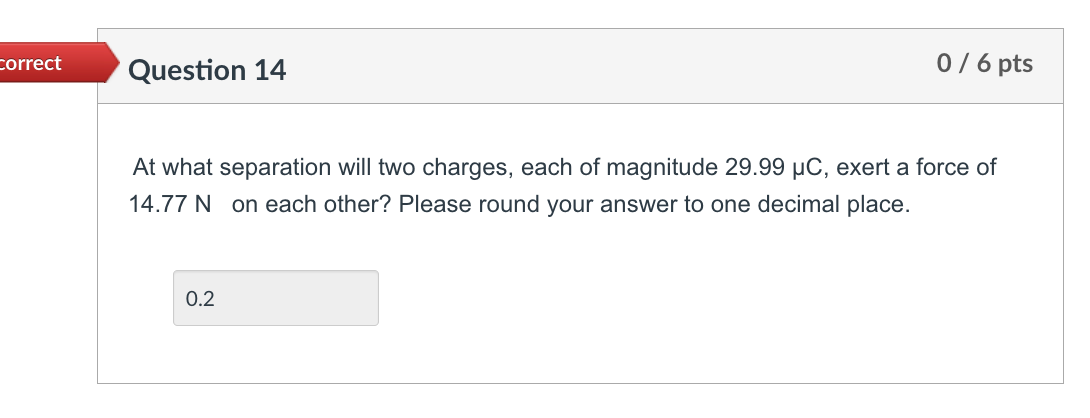 Solved At what separation will two charges, each of | Chegg.com