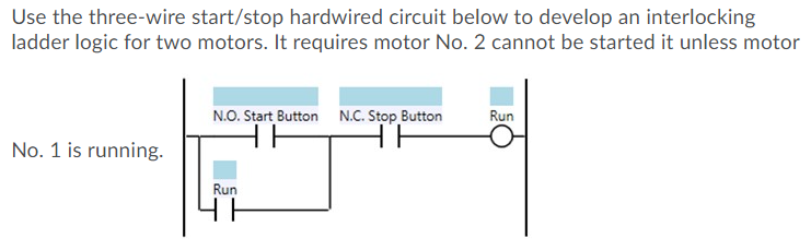 Solved Use the three-wire start/stop hardwired circuit below | Chegg.com
