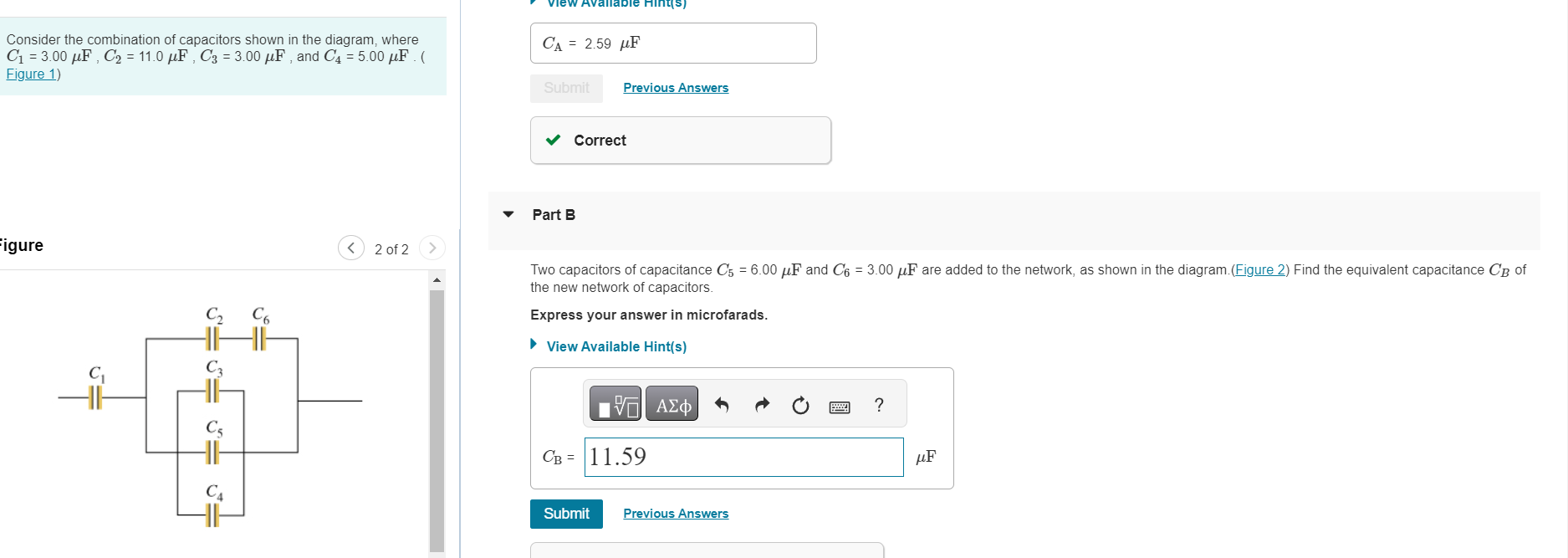 Solved Please answer Part BConsider the combination of | Chegg.com