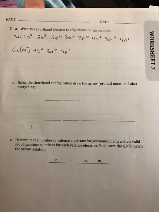 Solved Write the shorthand electron configuration for | Chegg.com