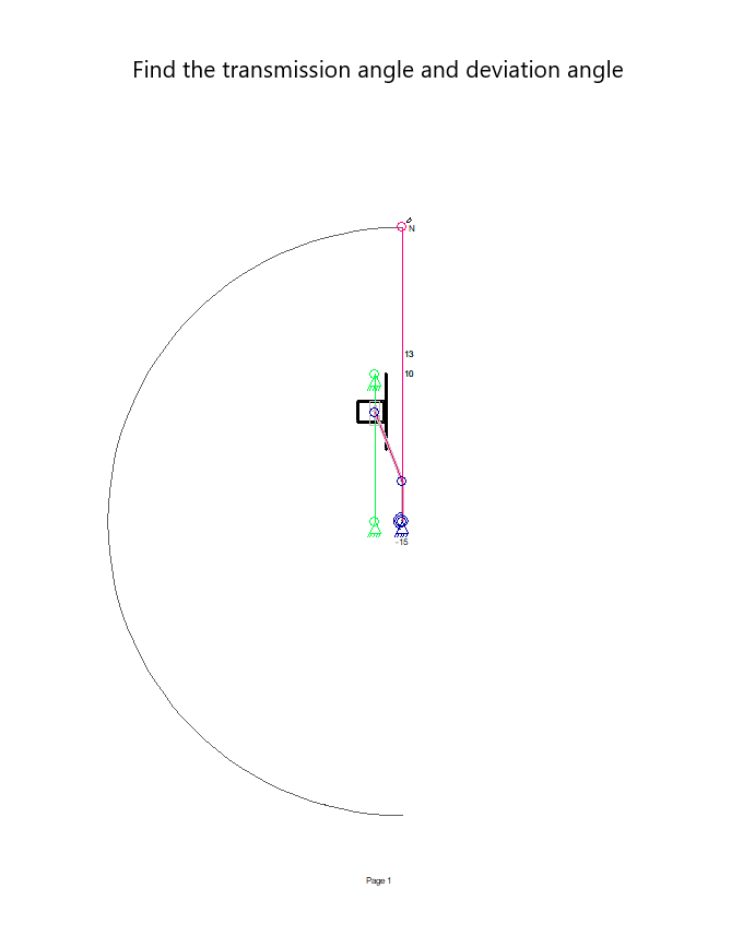 Solved Find the transmission angle and deviation angle 13 | Chegg.com