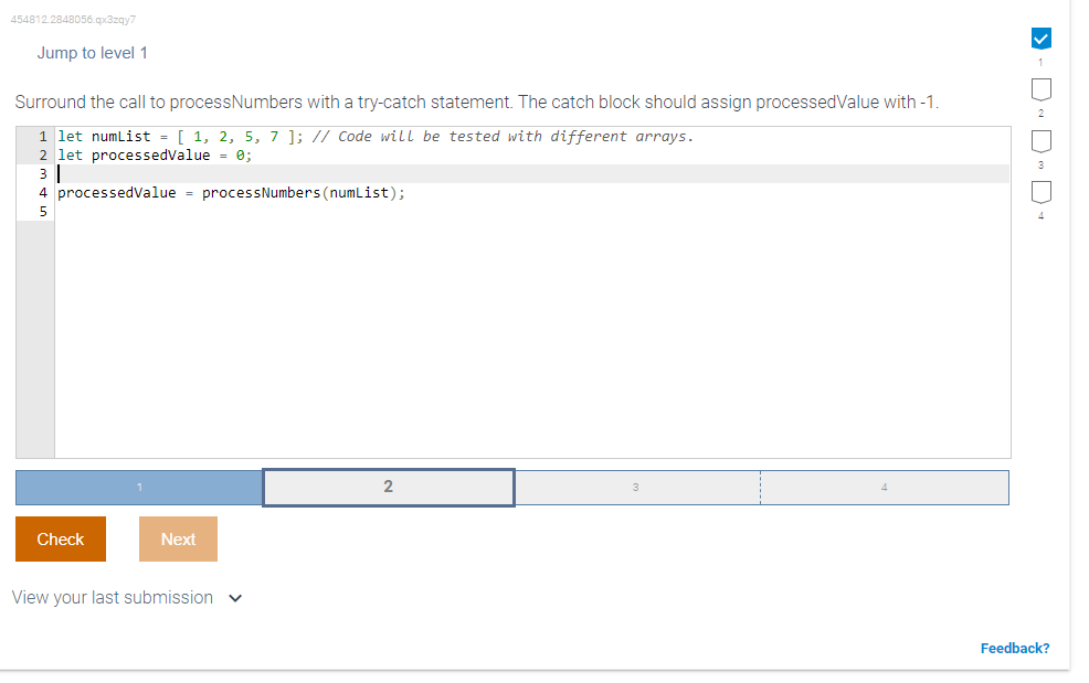 Solved 454812.2848056.q×3zqy7 Jump to level 1 Surround the | Chegg.com