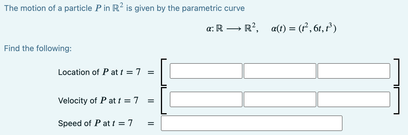 Solved The motion of a particle P in R2 is given by the | Chegg.com