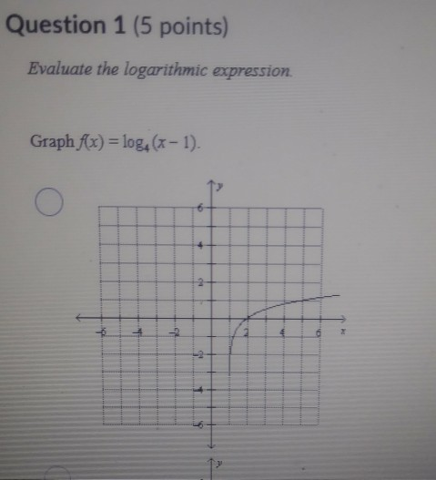 Solved Question 1 (5 points) Evaluate the logarithmic | Chegg.com Solved Question 1 (5 points) Evaluate the logarithmic | Chegg.com