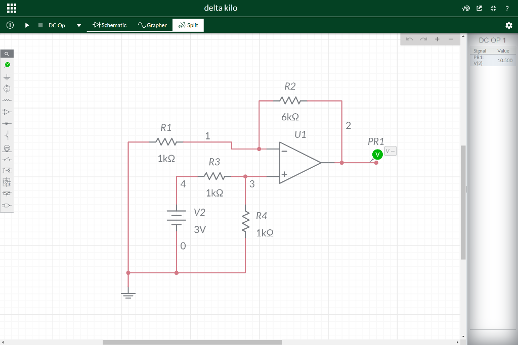 Solved using the op-amp table of formulas and a calculator | Chegg.com