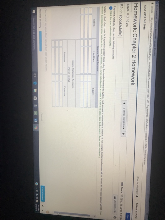 Solved Homework: Chapter 2 Homework Score: 0 of 10 pts E2-11 | Chegg.com