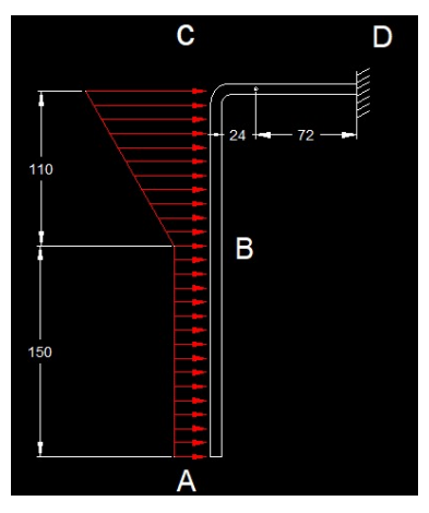 Solved In the figure shown, there is a ABCD structure, on | Chegg.com