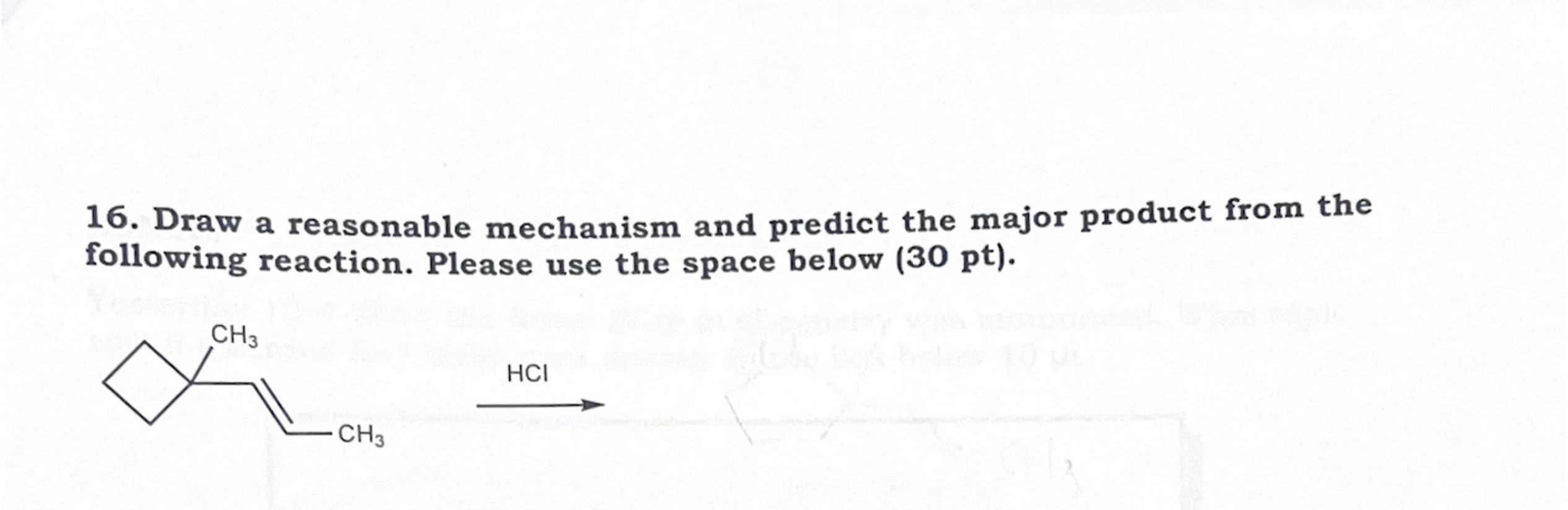 Solved 16. Draw a reasonable mechanism and predict the major | Chegg.com