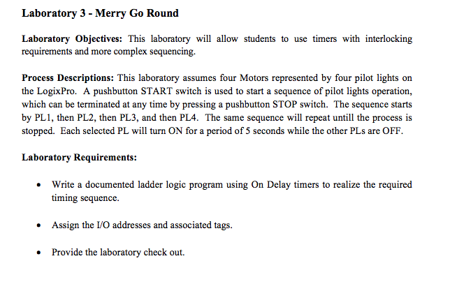 Laboratory 3 - Merry Go Round Laboratory Objectives: | Chegg.com