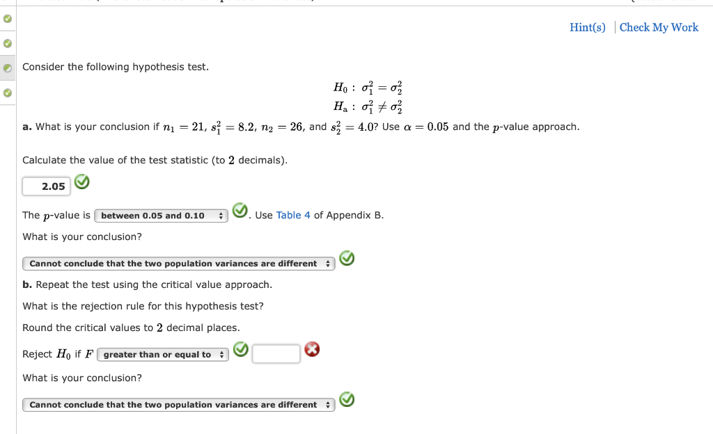 Solved Hint(s) Check My Work Consider the following | Chegg.com