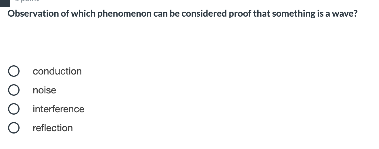 Solved Observation of which phenomenon can be considered | Chegg.com