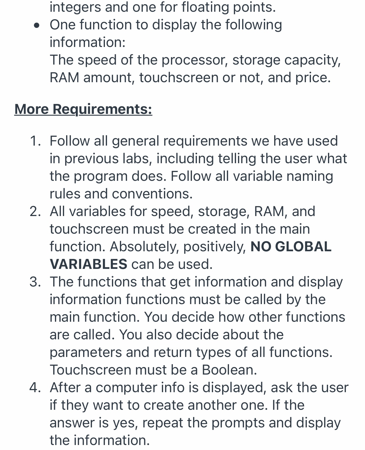 Solved Create A C Console Application To Get The