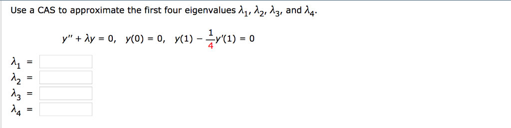 Solved Find The Eigenvalues λn And Eigenfunctions Ynx For 