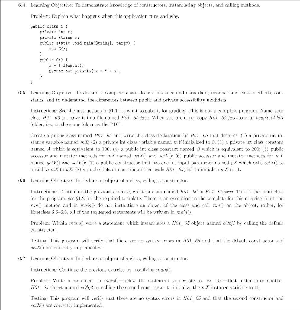 Solved 6.4 Learning Objective: To demonstrate knowledge of | Chegg.com