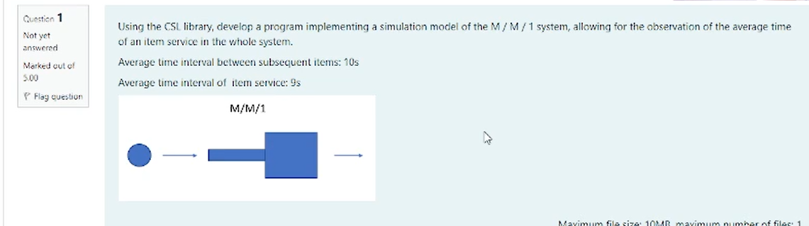 Solved Using the CSL library, develop a program implementing | Chegg.com