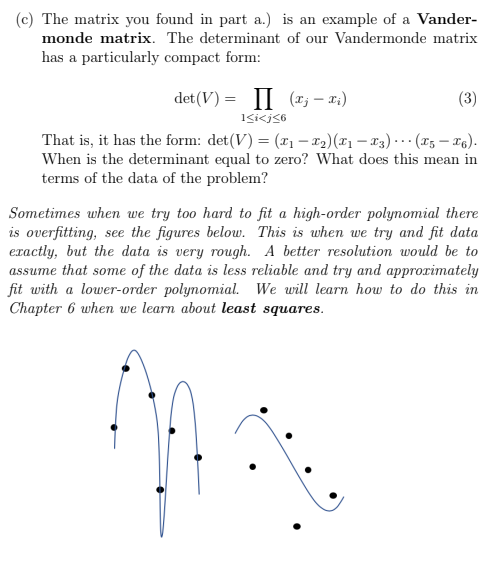 Solved 1. Polynomial interpolation is a common tool used in | Chegg.com