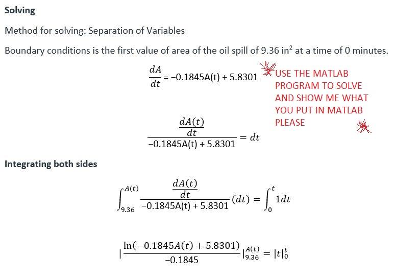 Solved IMPORTANT NOTE: PLEASE SOLVE ONLY USING THE MATLAB | Chegg.com