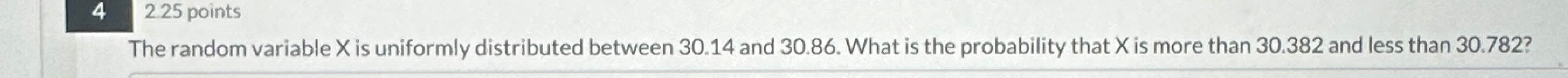 Solved The random variable x ﻿is uniformly distributed | Chegg.com