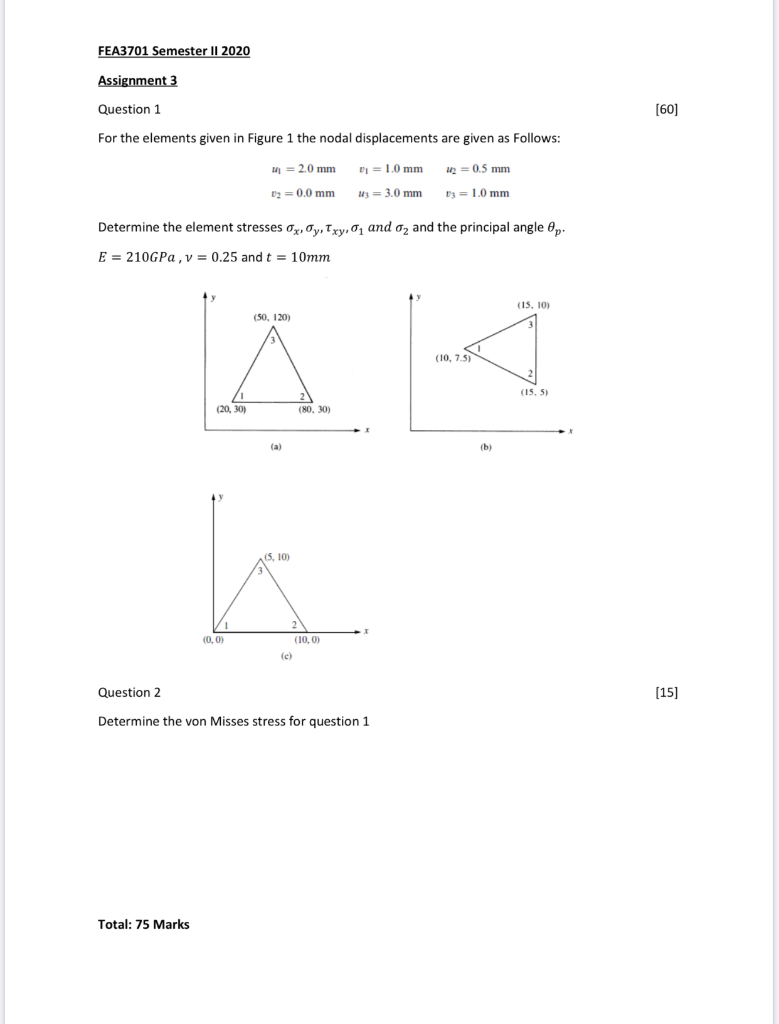 Solved FEA3701 Semester II 2020 Assignment 3 Question 1 [60] | Chegg.com