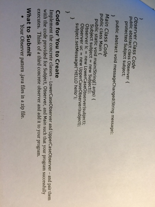 Solved The following code implements the Subject class and | Chegg.com