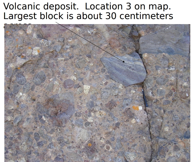 Solved Identify the volcanic deposit names and explain why | Chegg.com