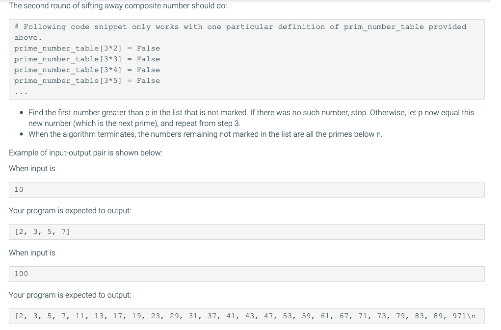 Solved 612 Lab Sieve Of Eratosthenes In This Lab You Are 