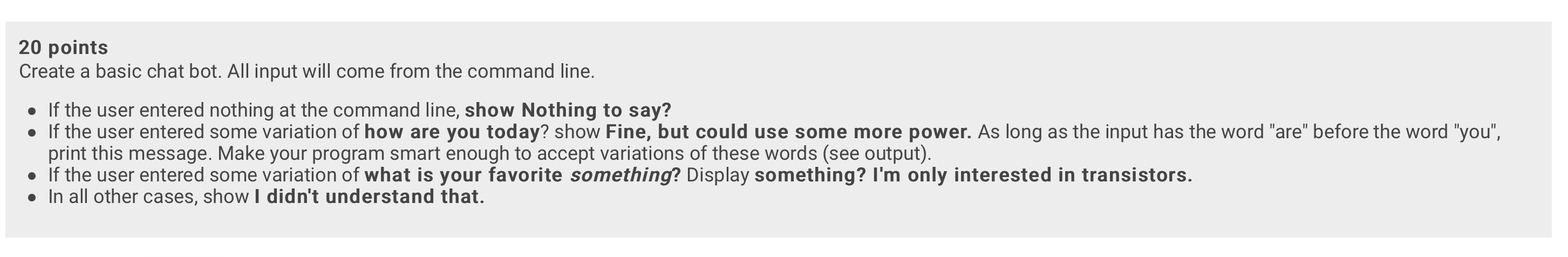 Solved I dont know why but my code does not work class | Chegg.com
